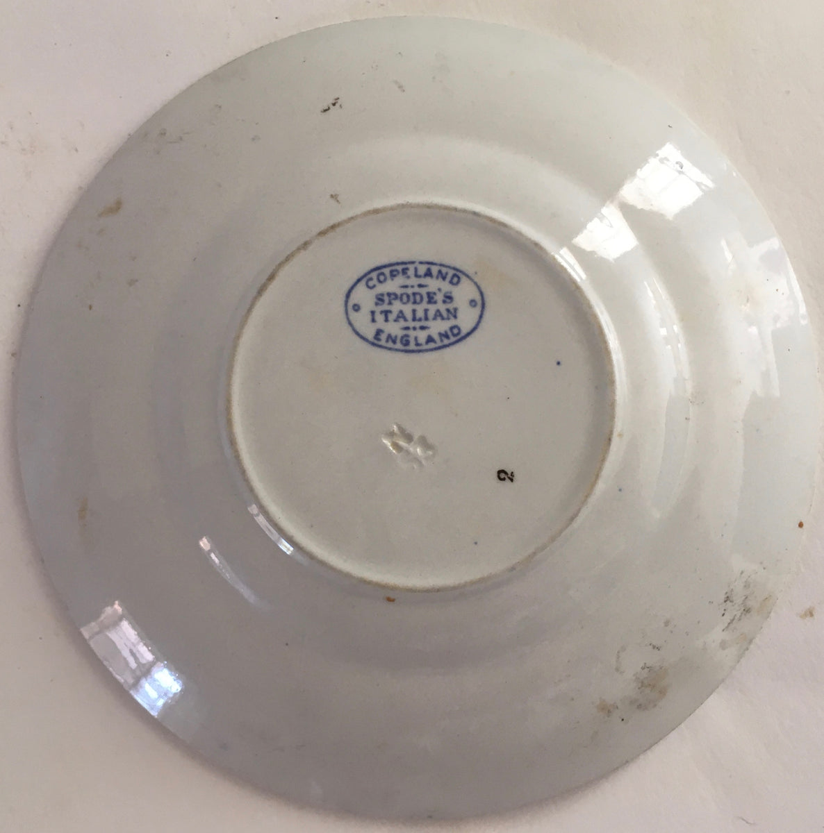 Copeland Spode's "italian" England 14,5cm saucer - blue mark - Blue an ...